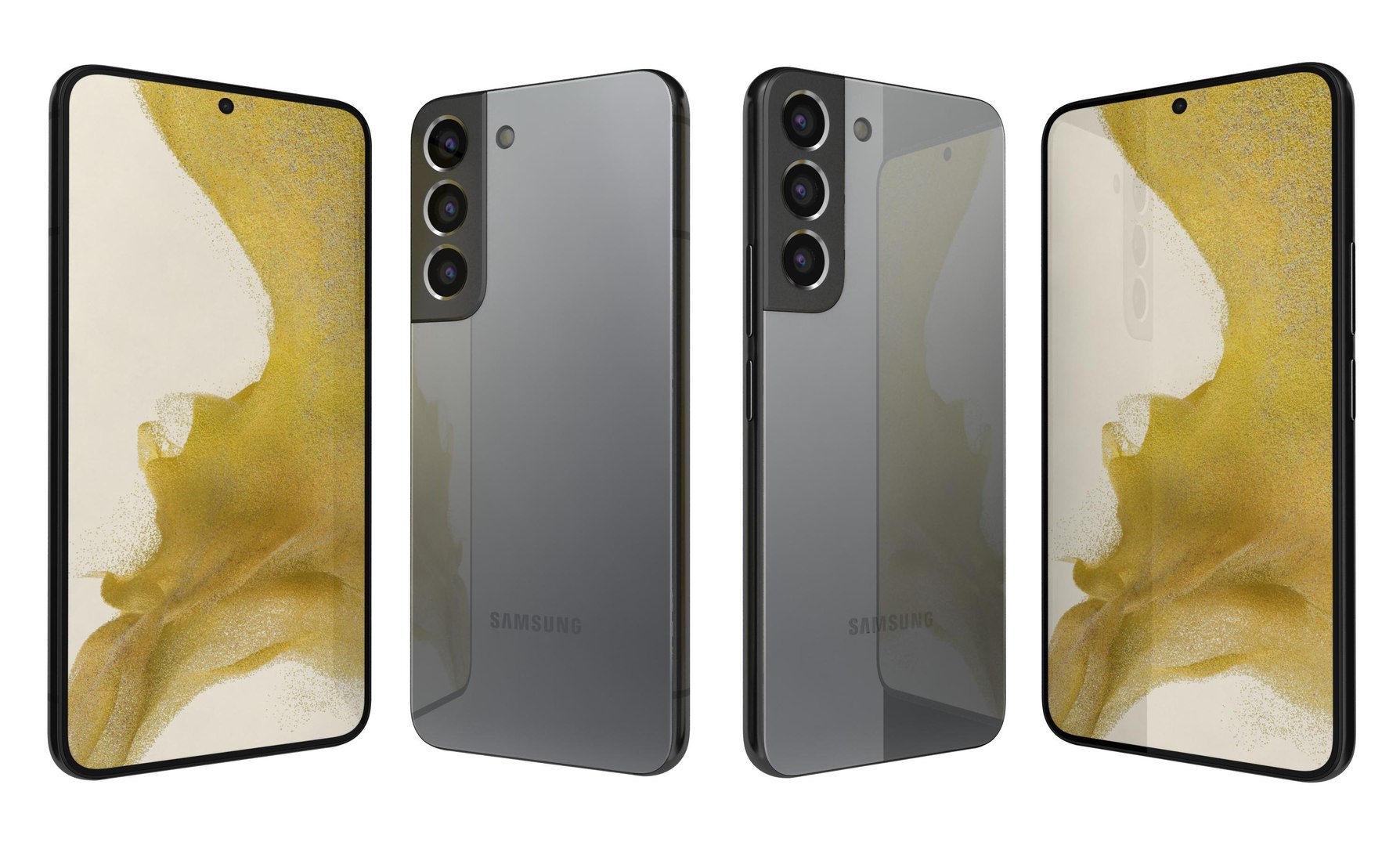 Samsung Galaxy S22 Graphite Model - TurboSquid 1870592