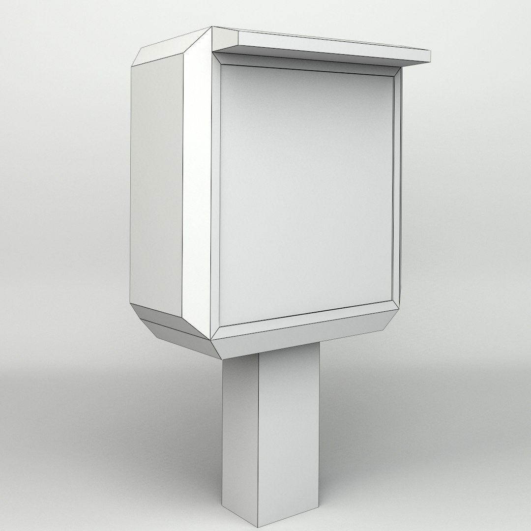 Parking Permit Vending Machine 3d Obj