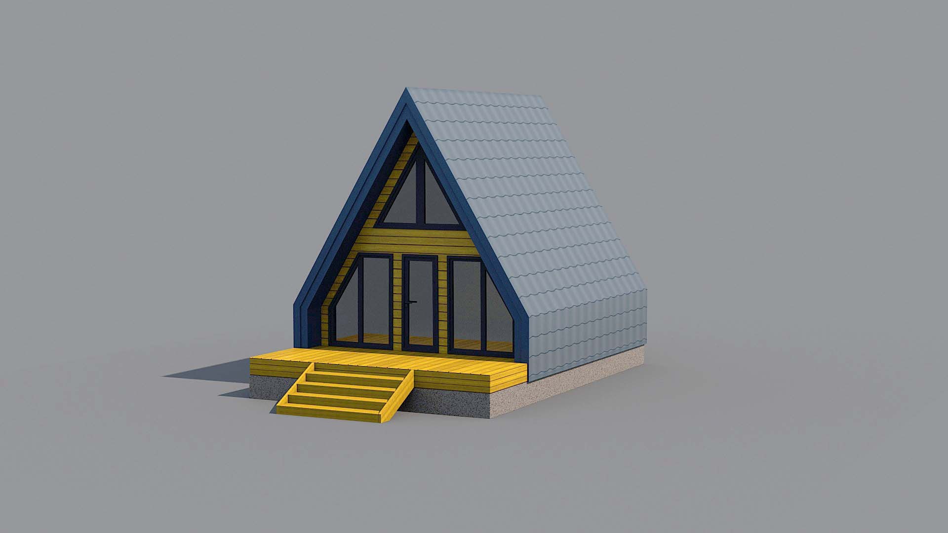 3D FRAME HOUSE - TurboSquid 2330389