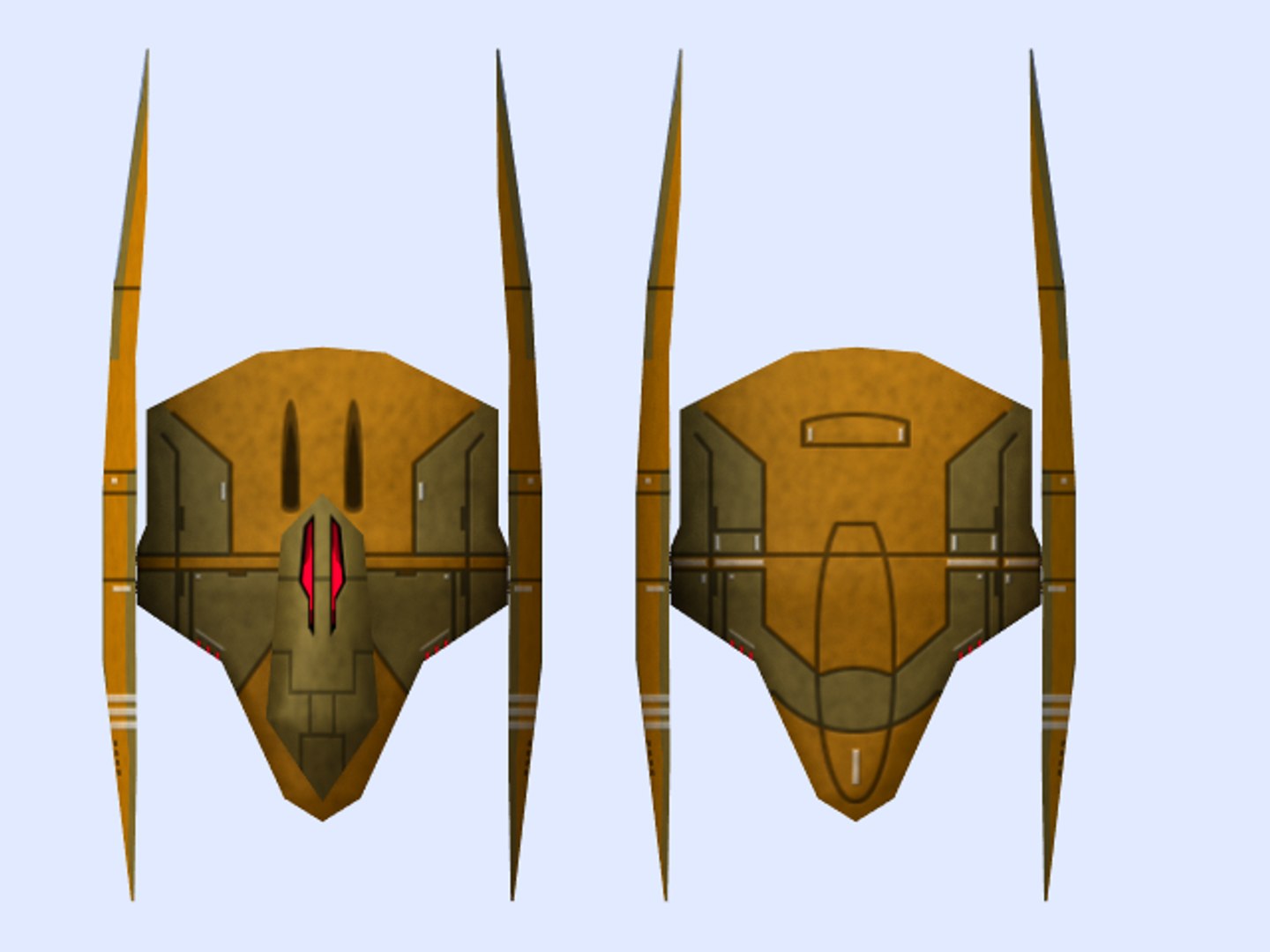Free Lwo Mode Trade Federation Droid Starfighter