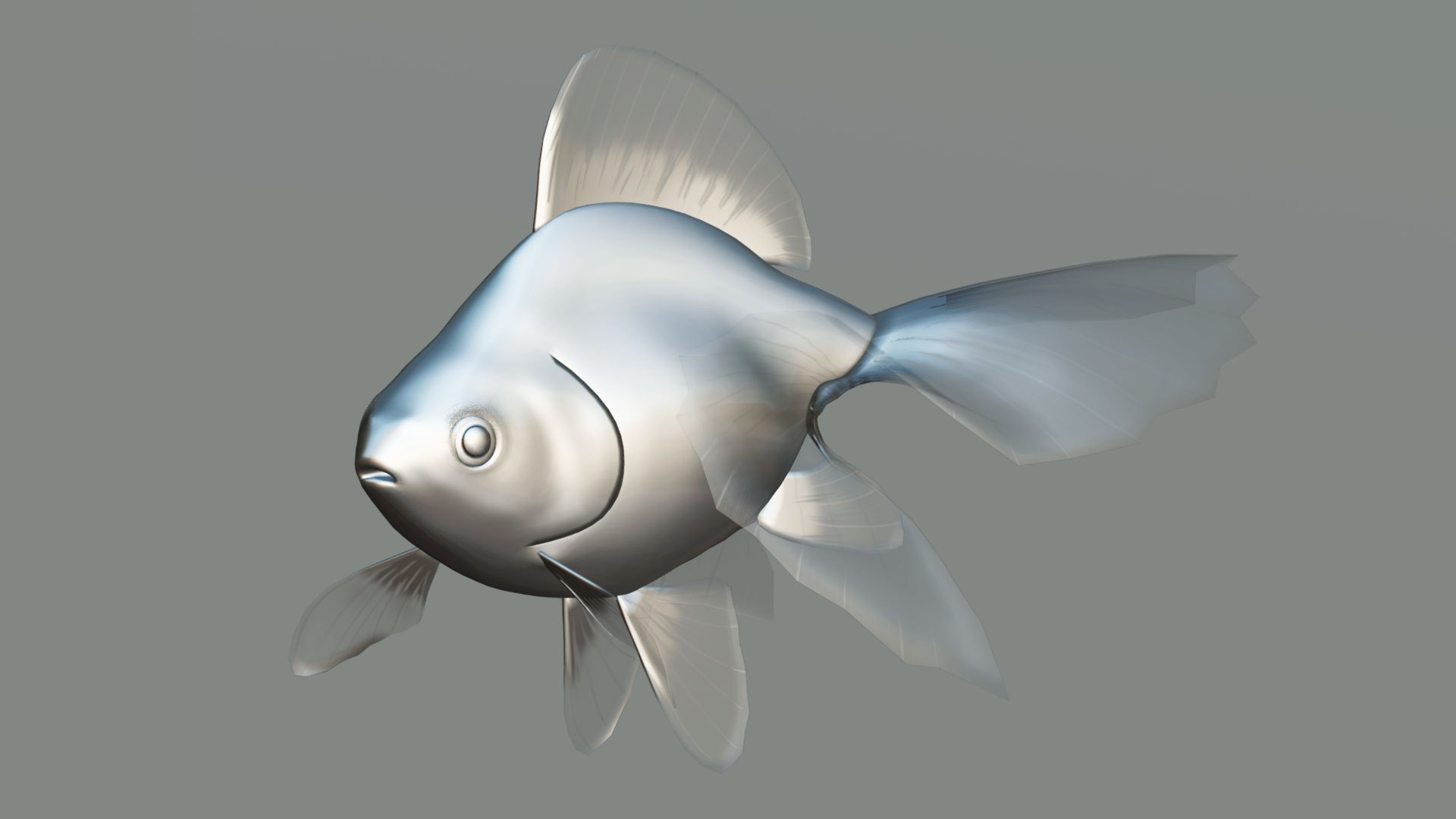 3D Model Fish Goldfish - TurboSquid 1667357