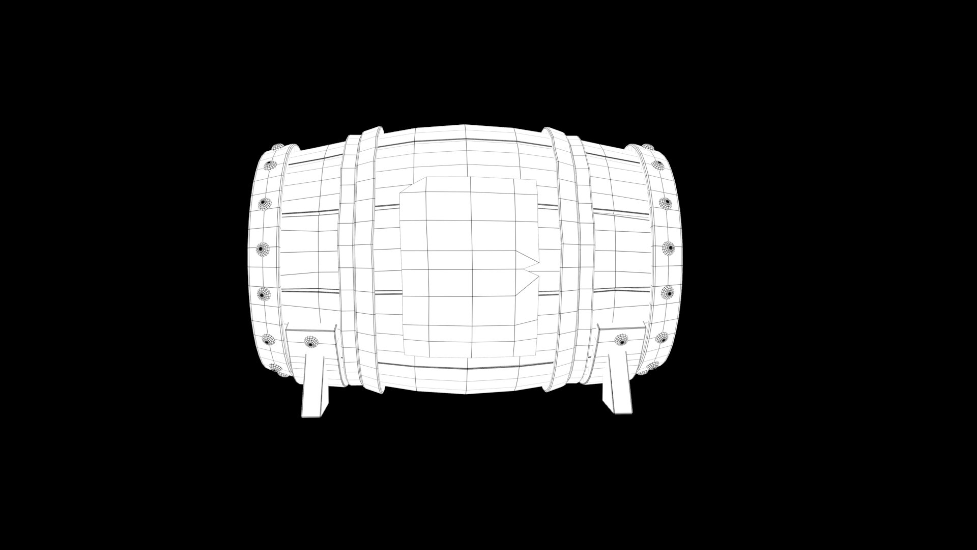 Stylized Barrel 3D Model - TurboSquid 2139910