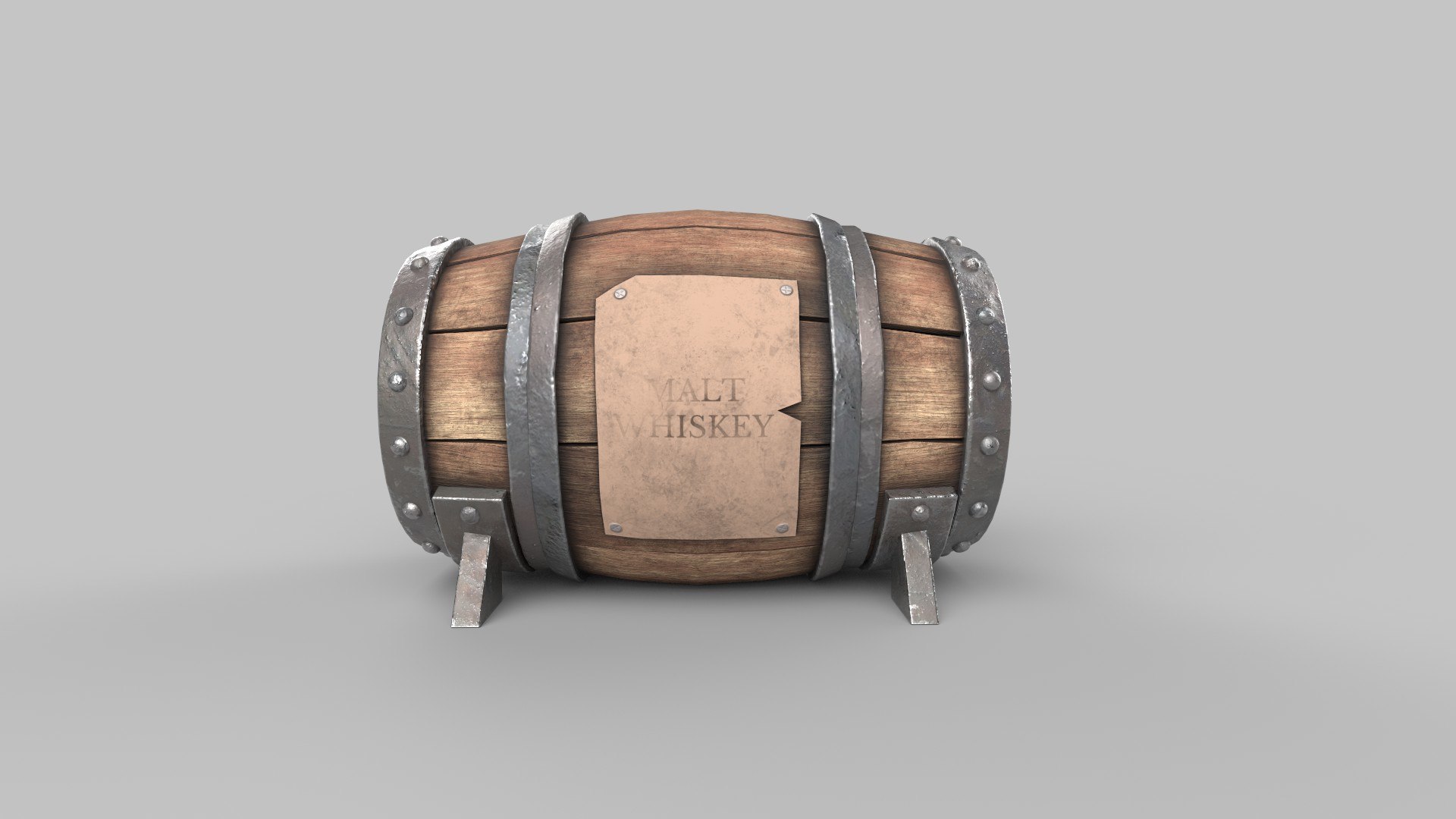 Stylized Barrel 3D Model - TurboSquid 2139910