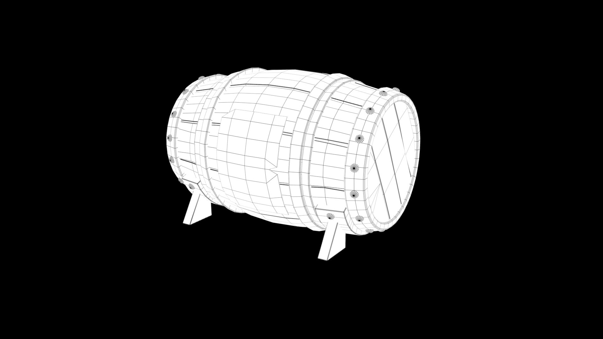 Stylized Barrel 3D Model - TurboSquid 2139910