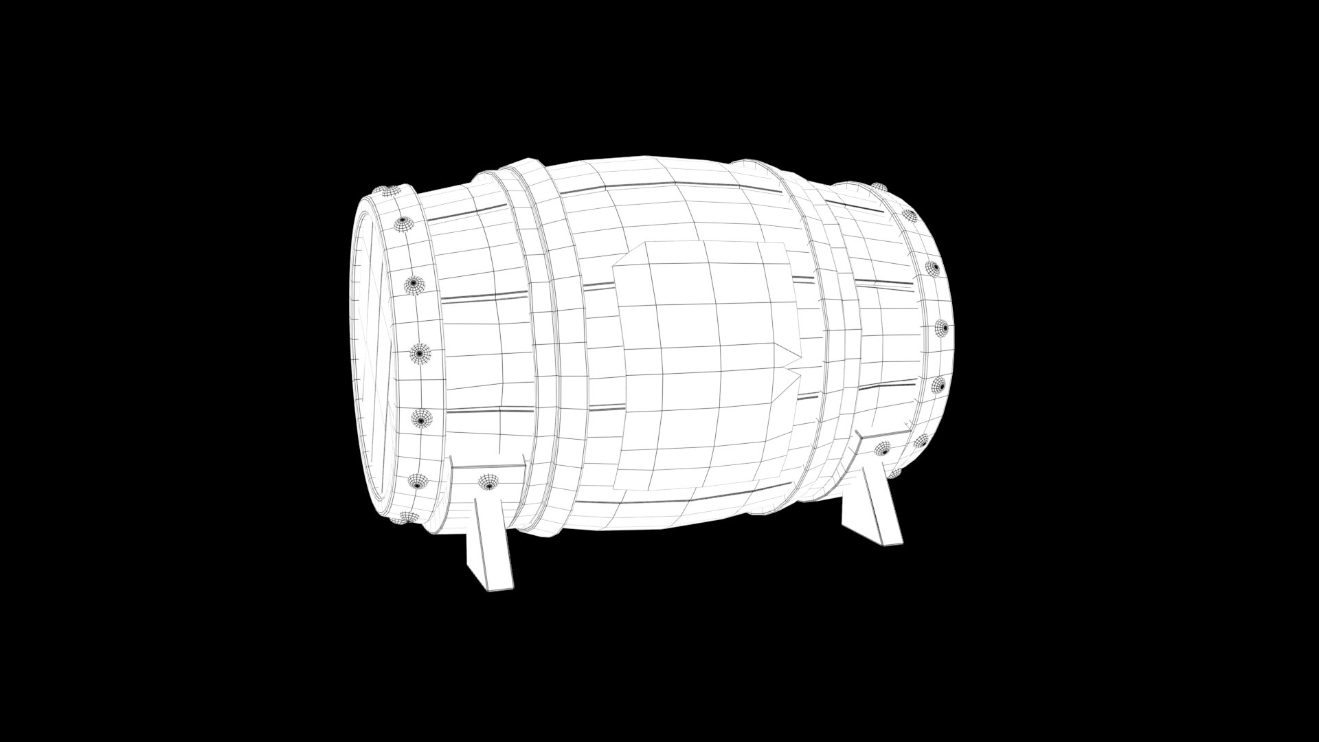 Stylized Barrel 3D Model - TurboSquid 2139910