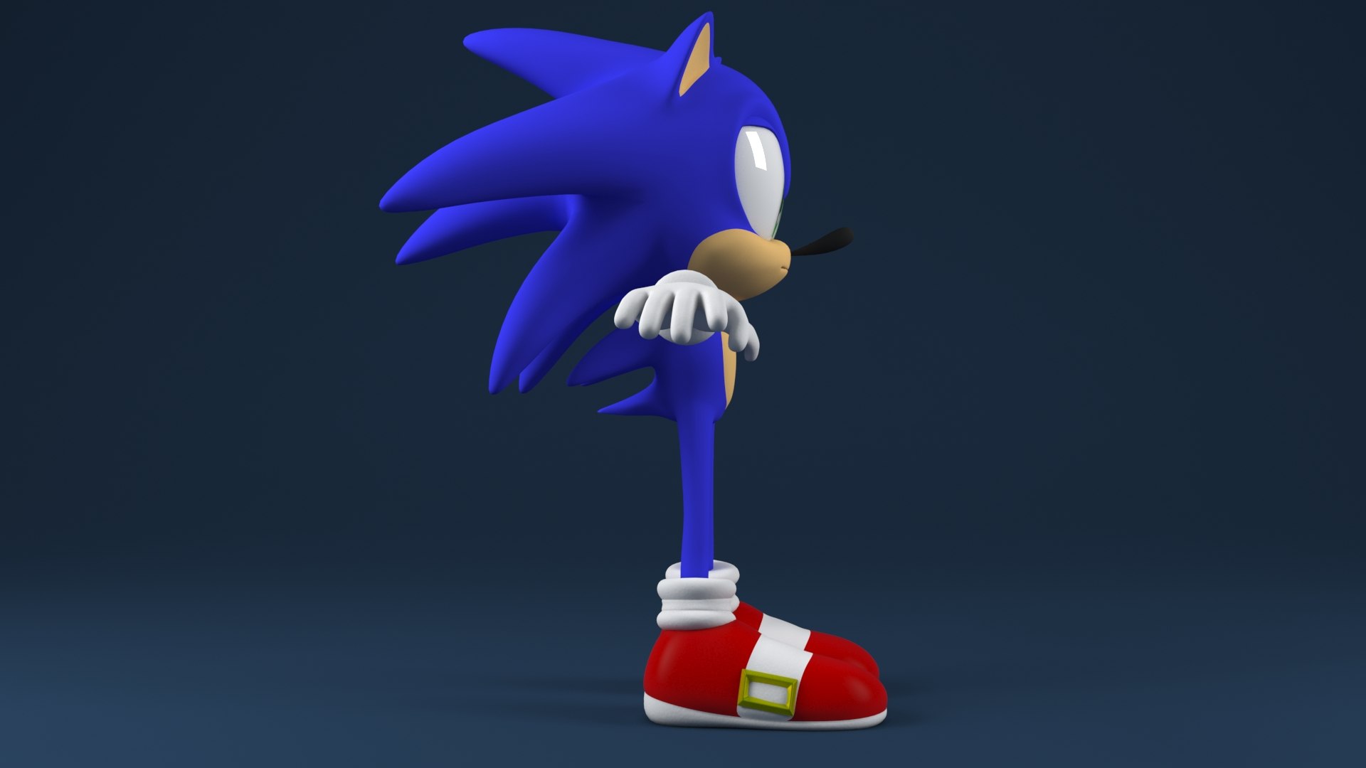 Sonic Hedgehog Character 3D Model - TurboSquid 1446632