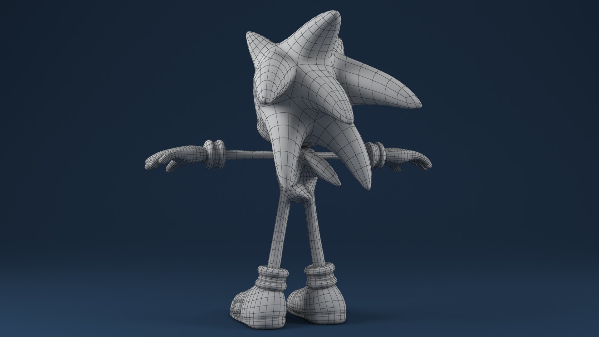 Sonic Hedgehog Character 3D Model - TurboSquid 1446632