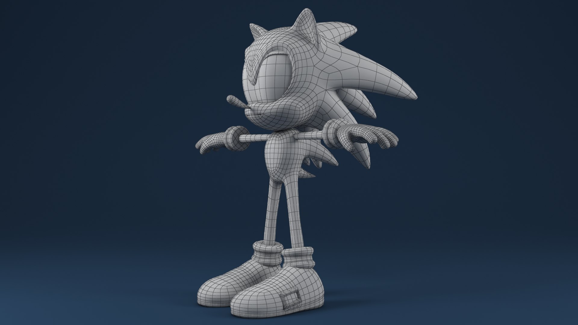 Sonic Hedgehog Character 3D Model - TurboSquid 1446632