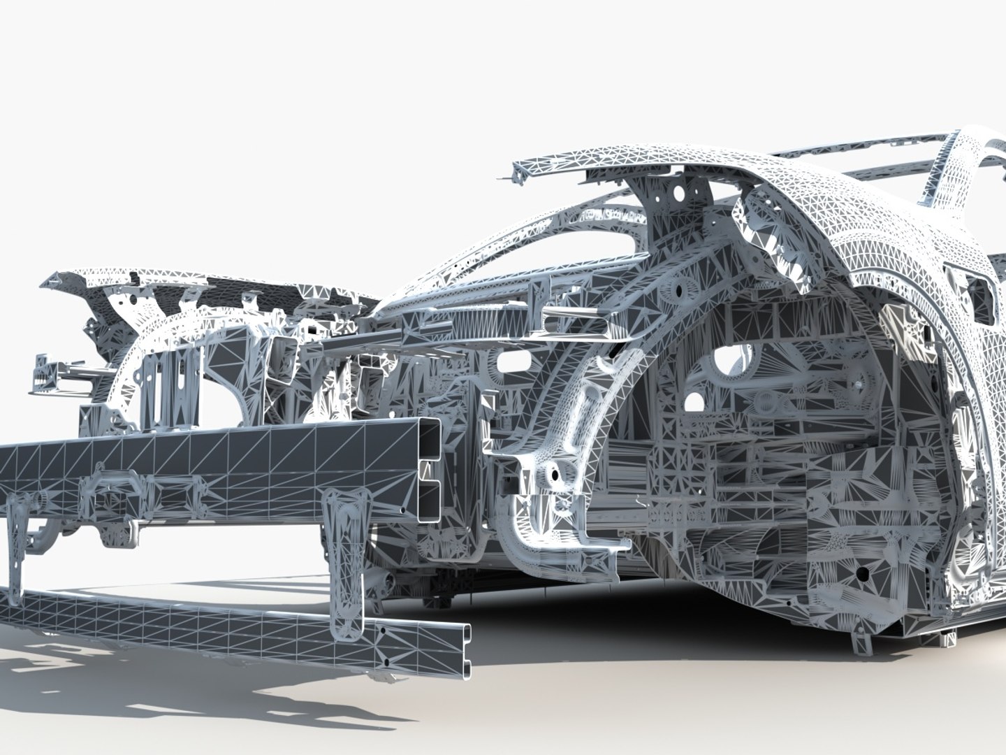 3D Car Frame - TurboSquid 2004221