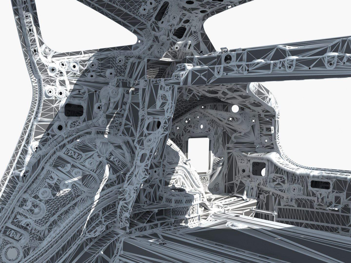 3D Car Frame - TurboSquid 2004221