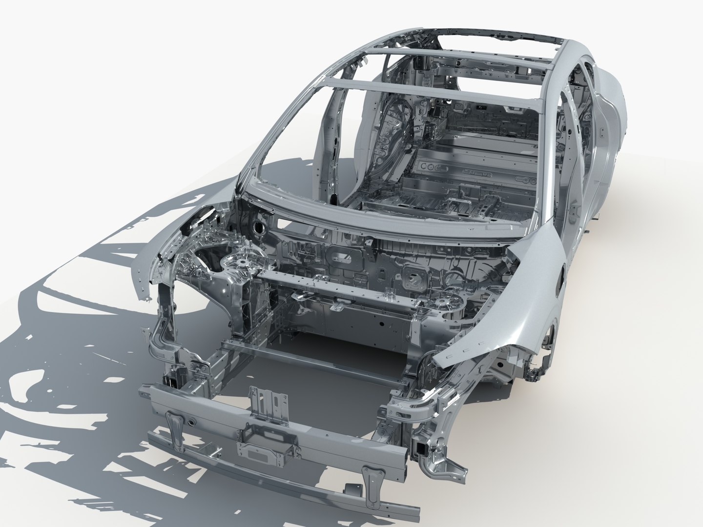 3D Car Frame - TurboSquid 2004221