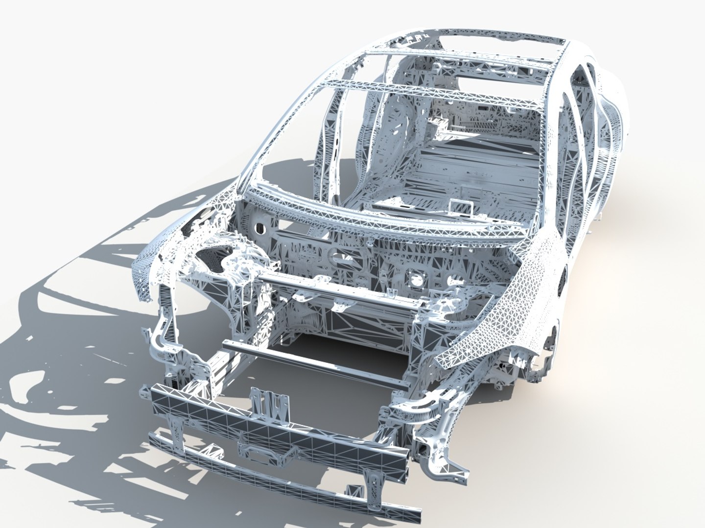 3D Car Frame - TurboSquid 2004221