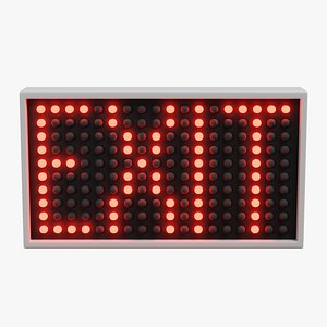 3D Exit Sign Models - Browse & Download Formats - TurboSquid