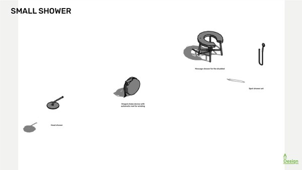 modelo 3d Shower cabins - Pack of revit families model - TurboSquid 2017085