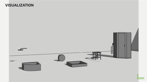 modelo 3d Shower cabins - Pack of revit families model - TurboSquid 2017085