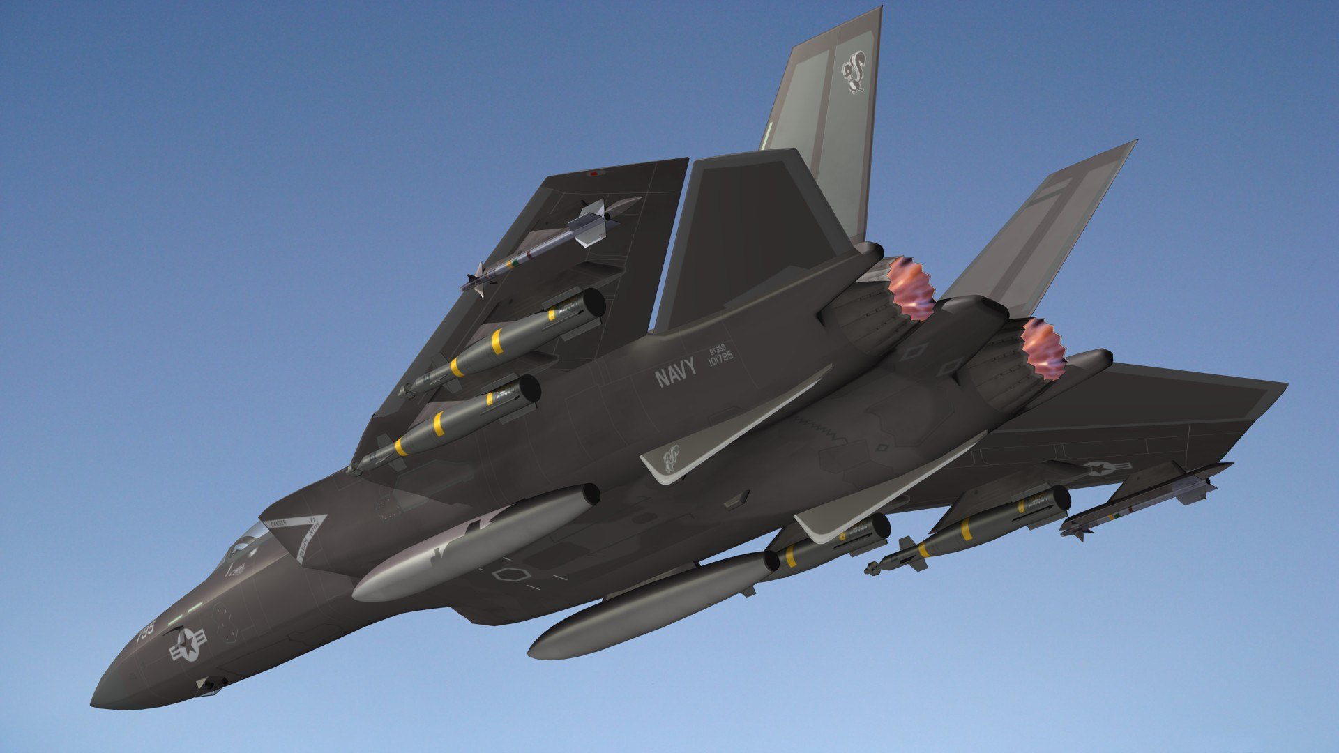 Fictional Fighter Jet DS 3D Model - TurboSquid 2108375