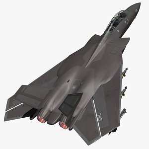 3D Fictional Fighter Jet R - TurboSquid 2123738