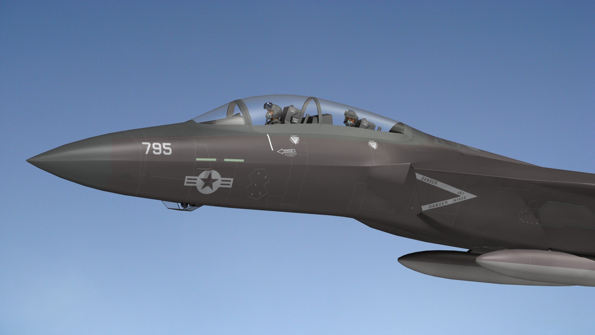 Fictional Fighter Jet DS 3D Model - TurboSquid 2108375