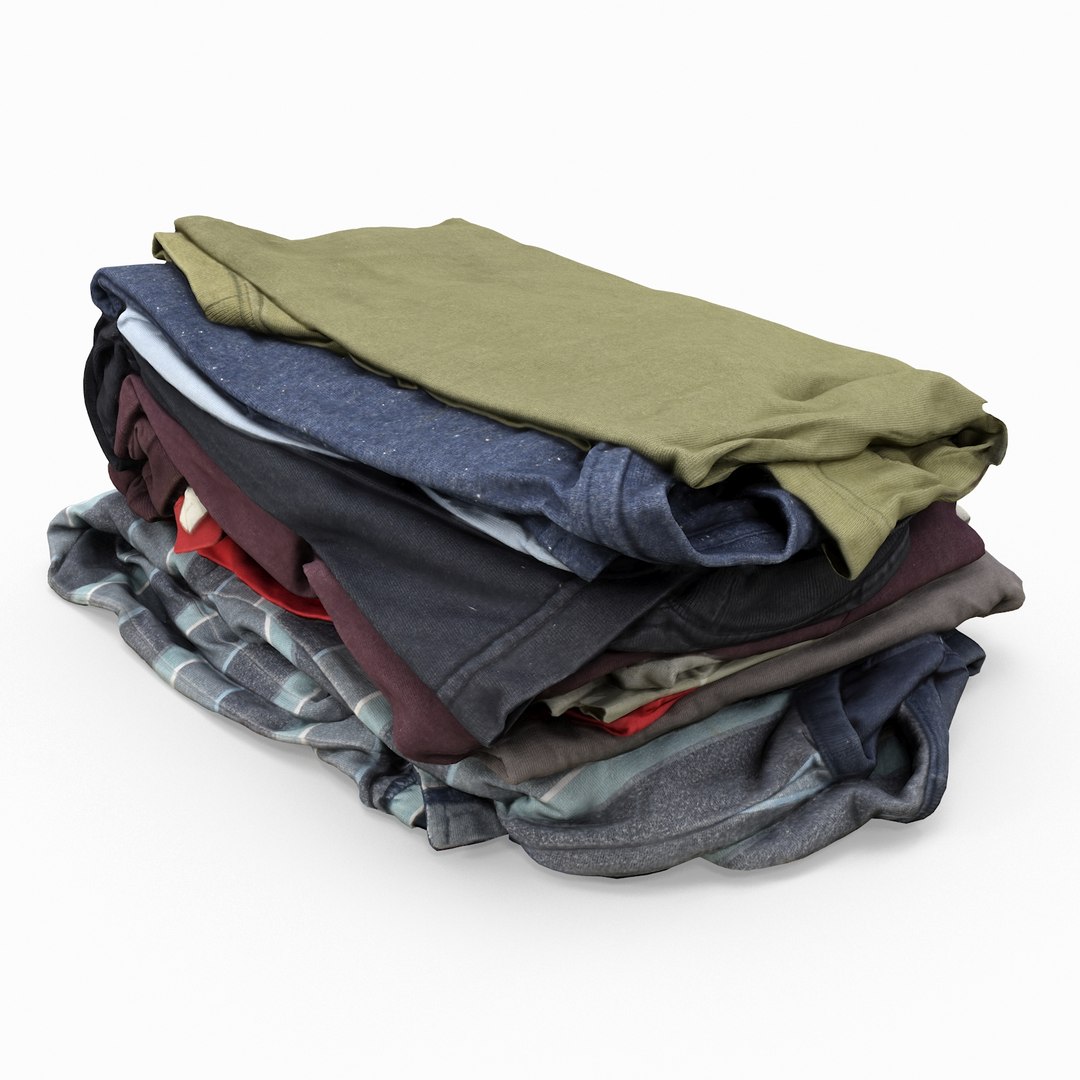 Clothes Pile 3D Model - TurboSquid 1151810