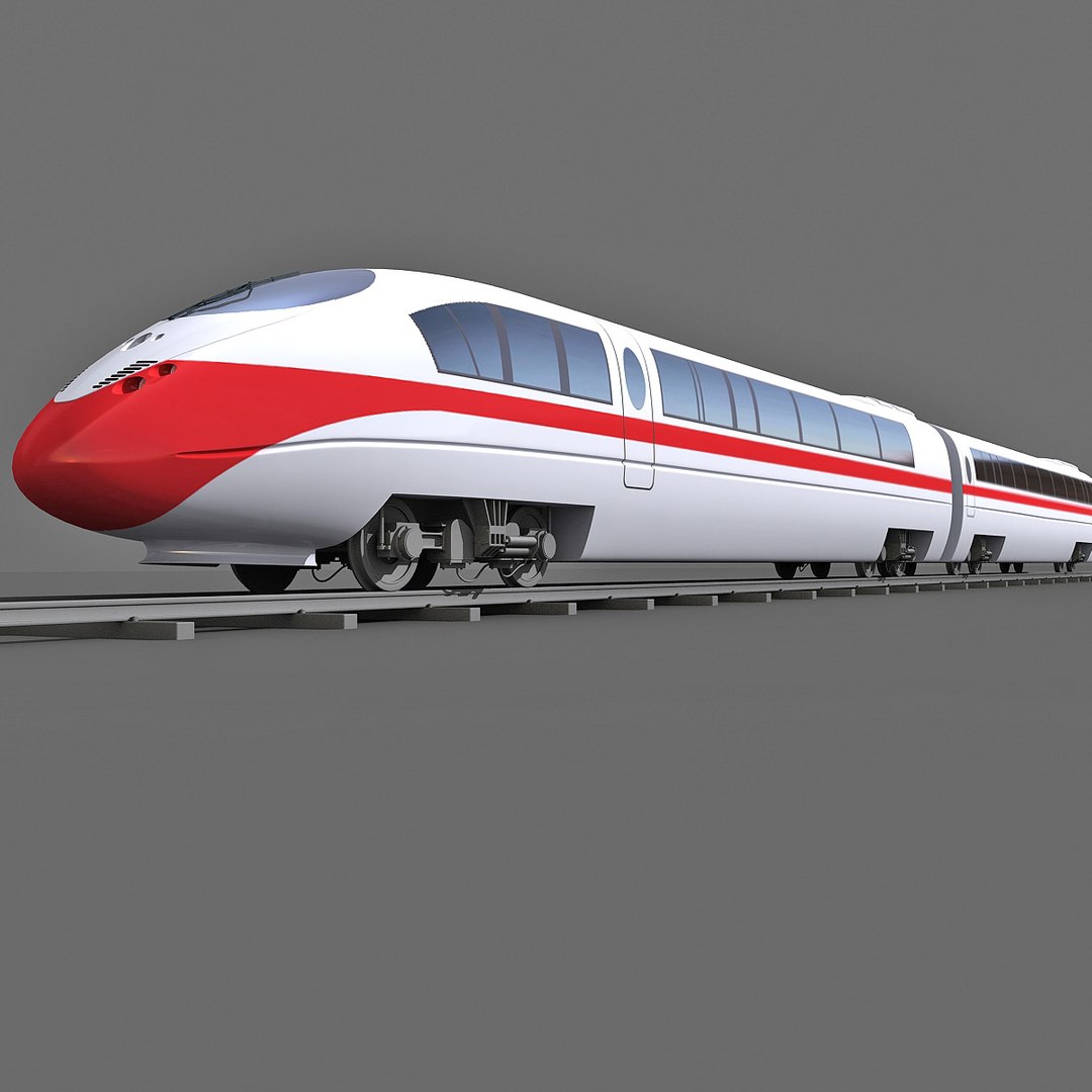 3d Train Passenger Model