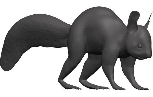 Red Squirrel Stl model - TurboSquid 1774226