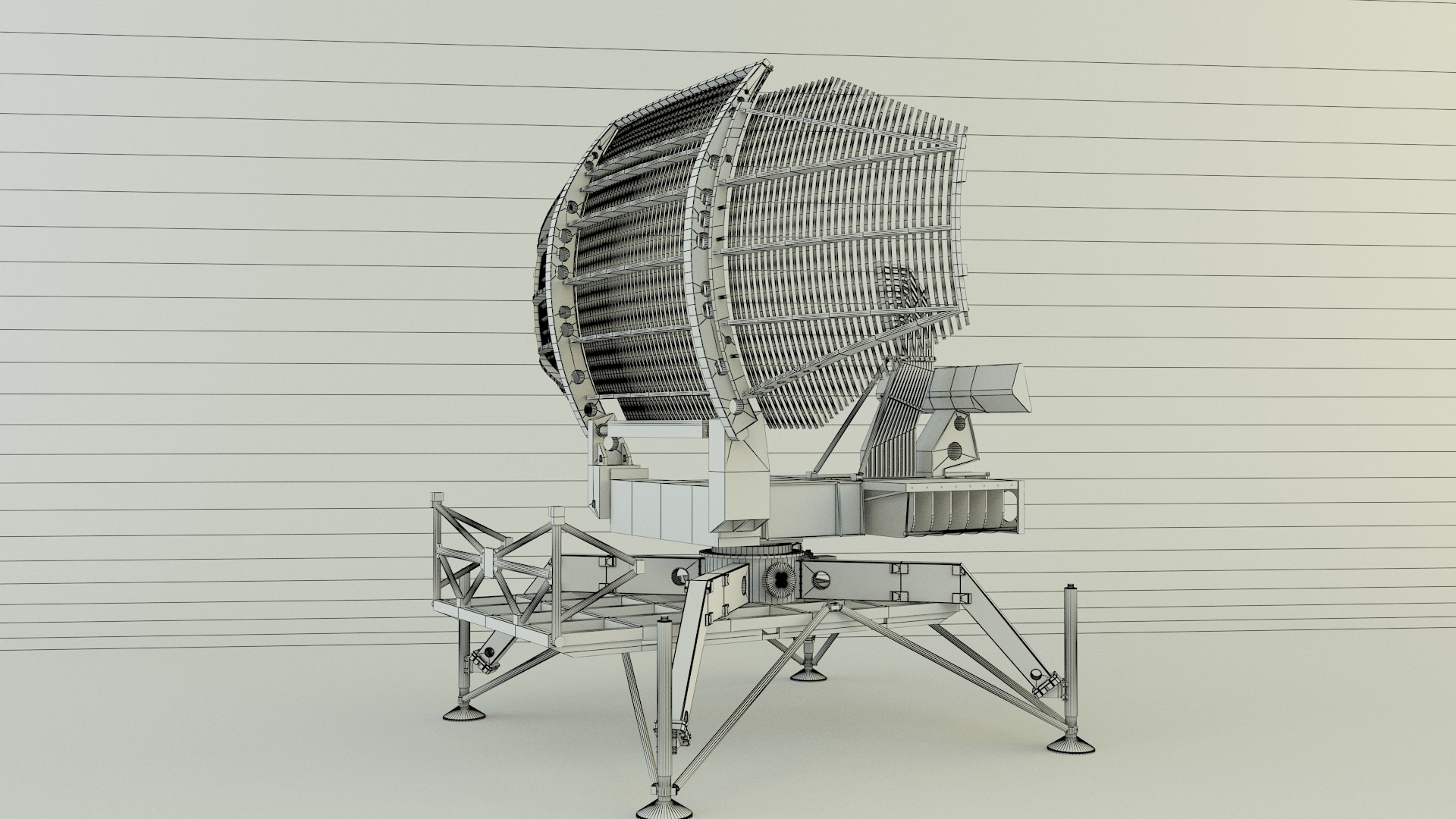 AN-TPS-43 Radar System Model - TurboSquid 2282495