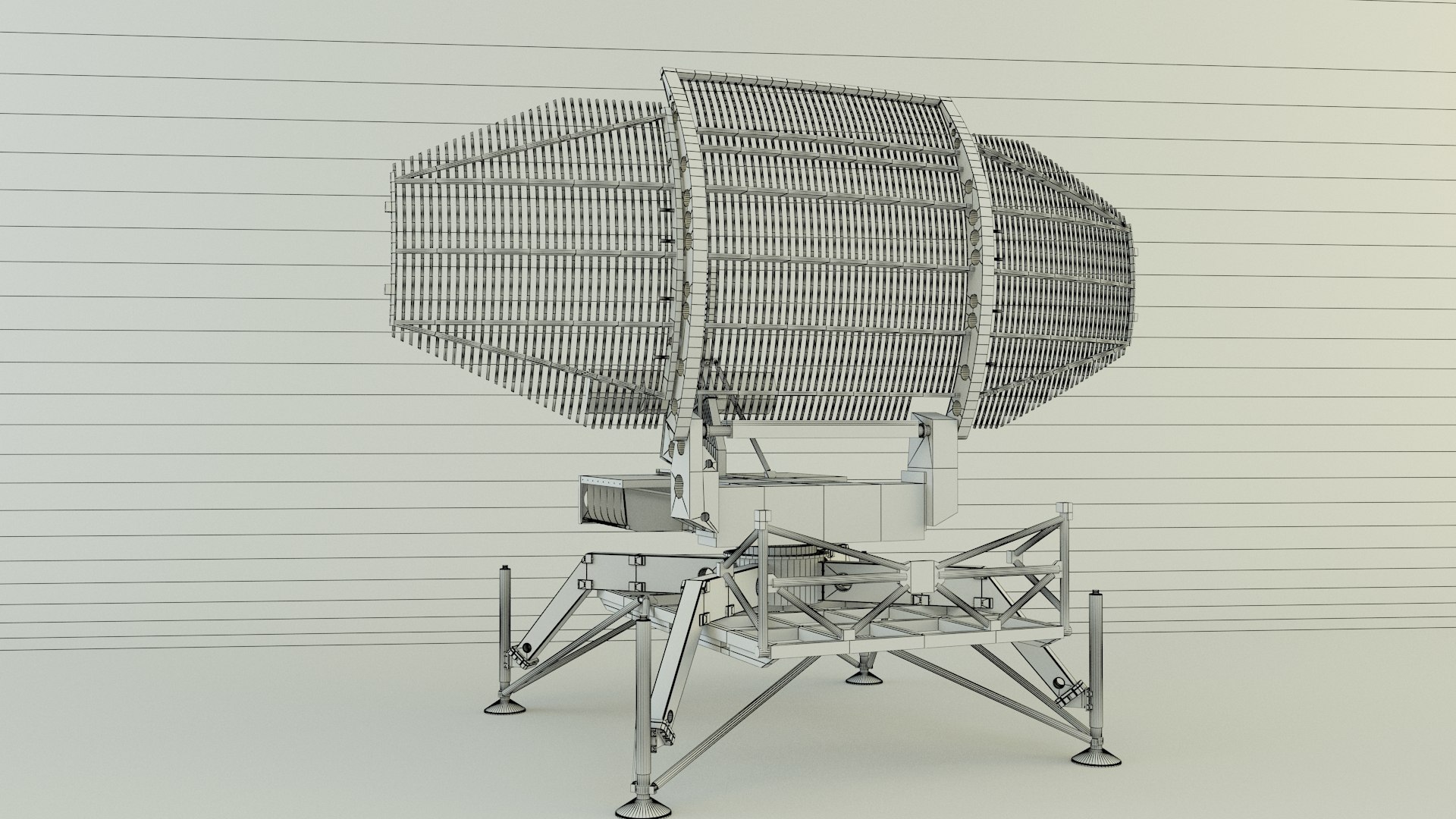 AN-TPS-43 Radar System Model - TurboSquid 2282495