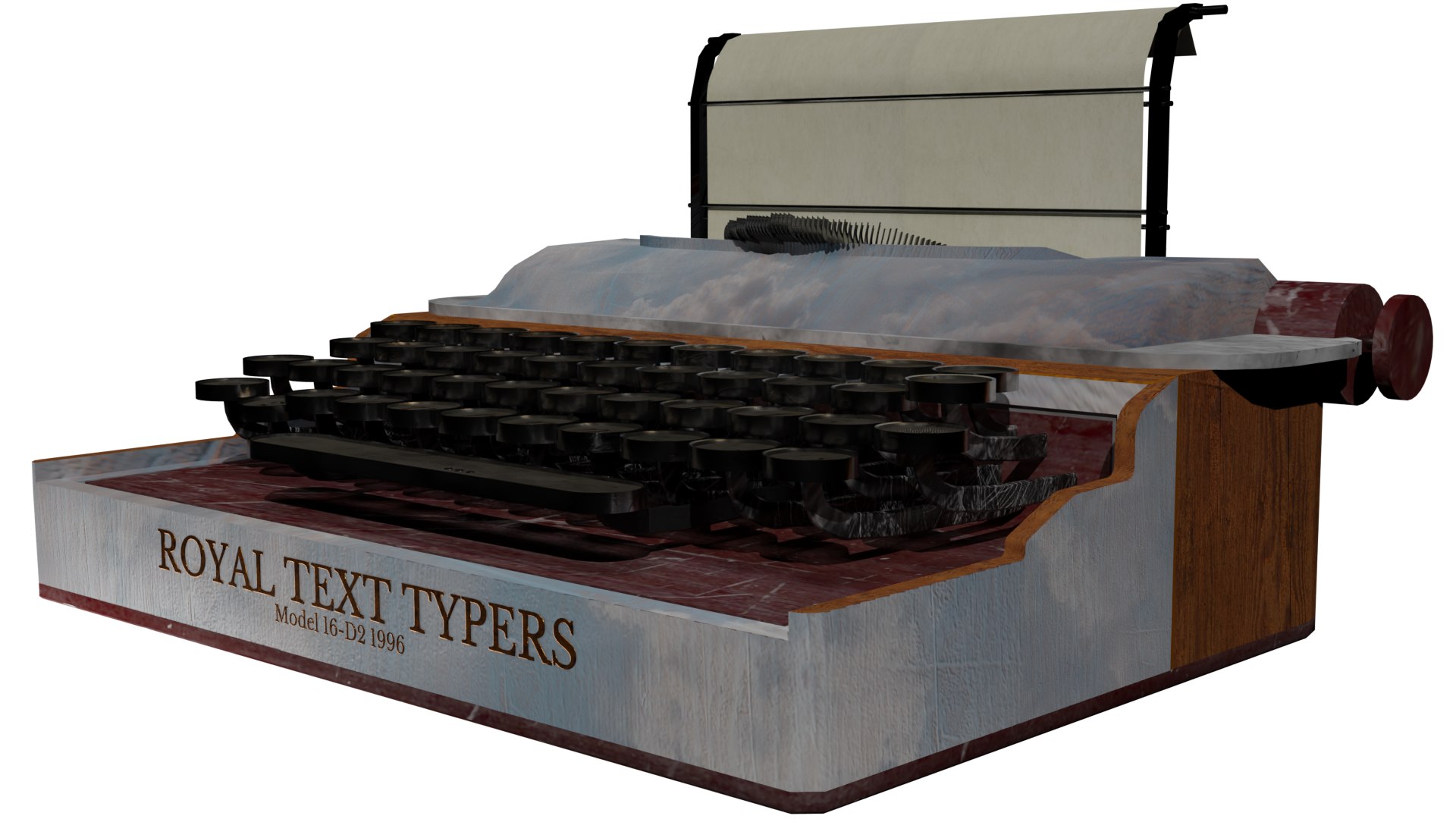 3D Model Typewriter - TurboSquid 2050710