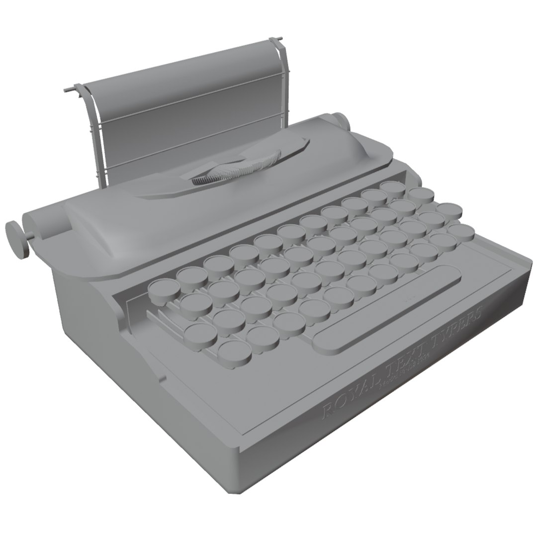 3D Model Typewriter - TurboSquid 2050710
