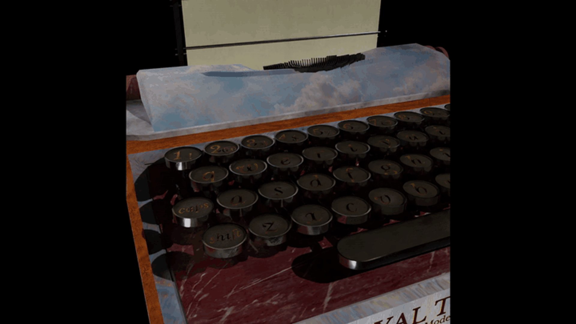 3D Model Typewriter - TurboSquid 2050710