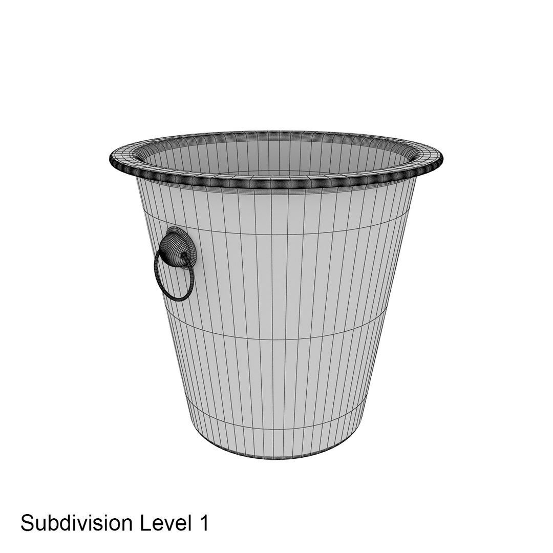 3d model ice bucket