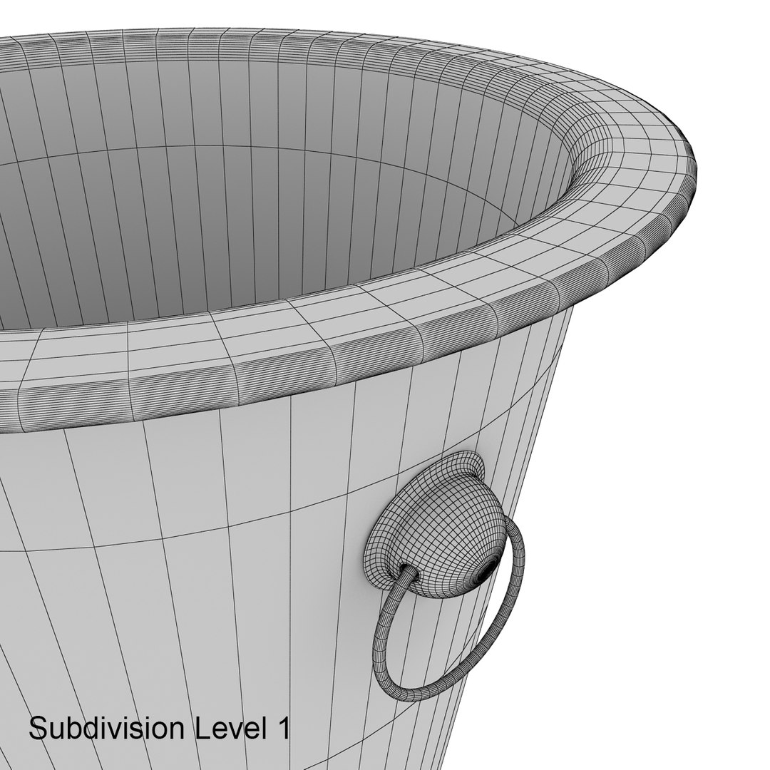 3d model ice bucket