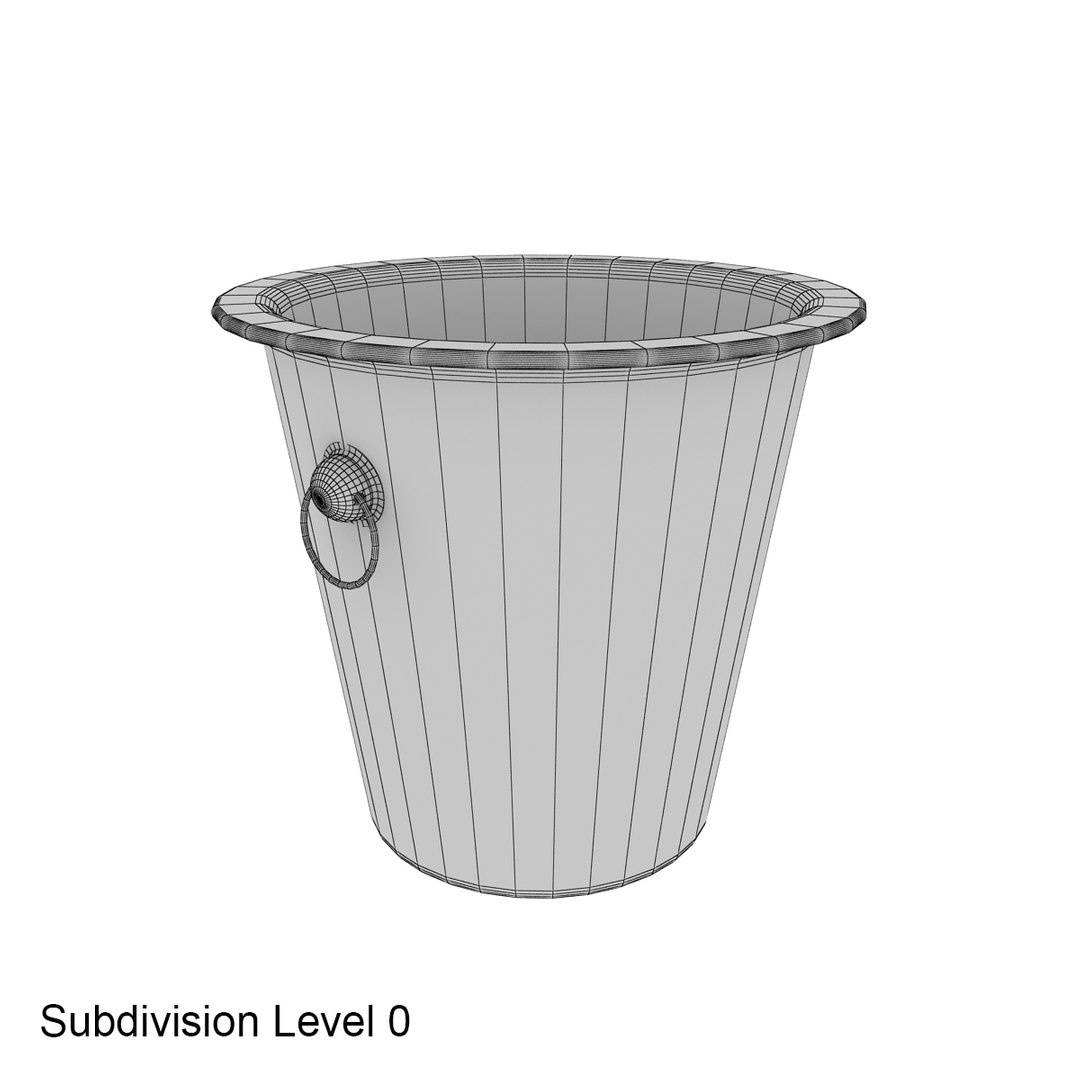 3d model ice bucket