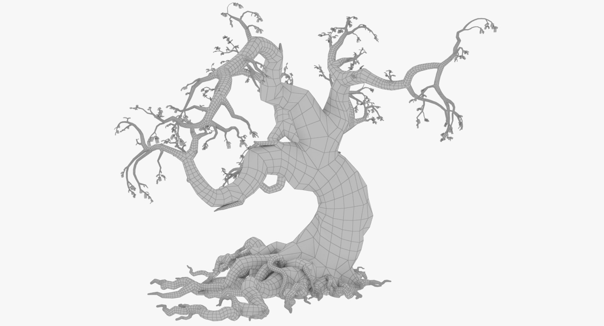 3D Model Scary Tree - TurboSquid 1273355