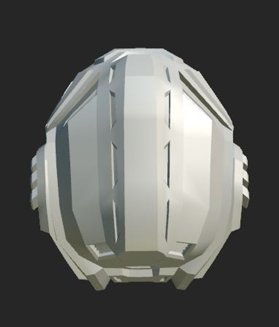 Helmet Sci Fi 3d Obj