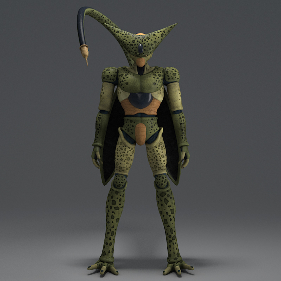 3d Max Dragon Ball Cell