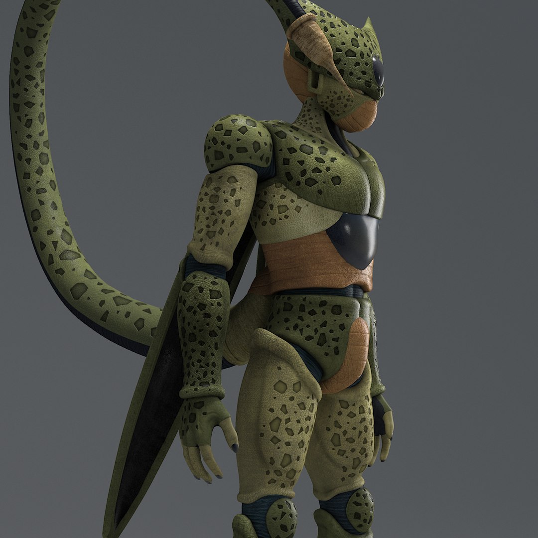 3d Max Dragon Ball Cell