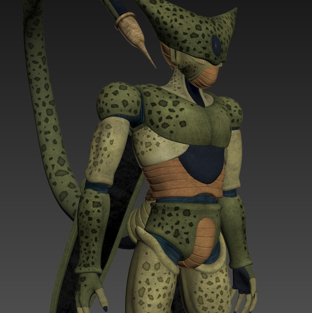 3d Max Dragon Ball Cell