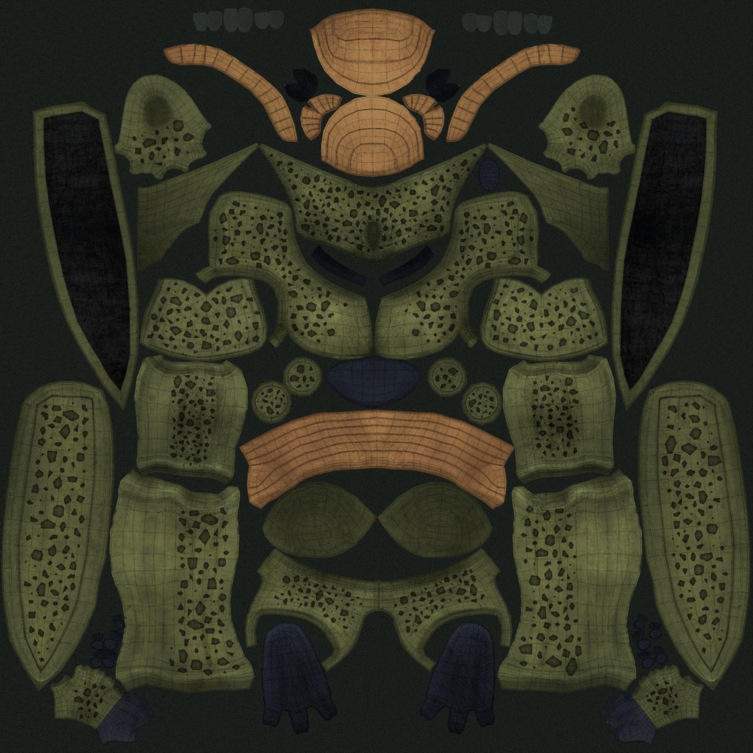 3d Max Dragon Ball Cell