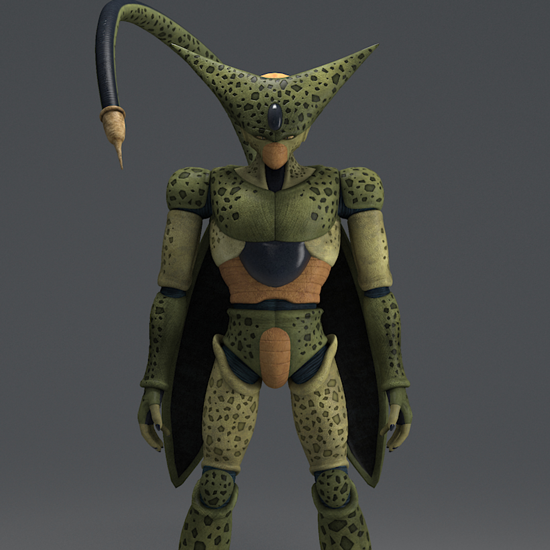 3d Max Dragon Ball Cell