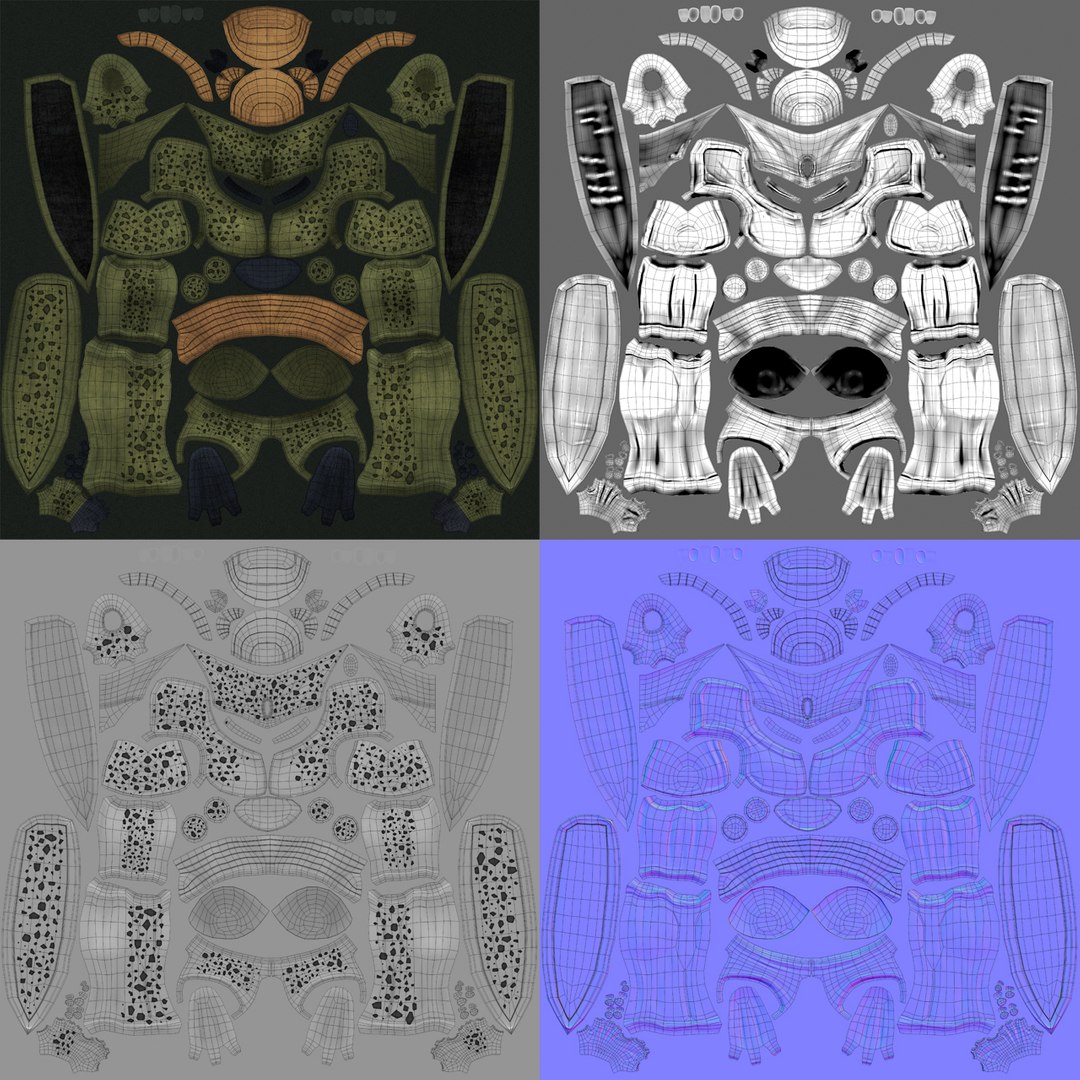 3d Max Dragon Ball Cell