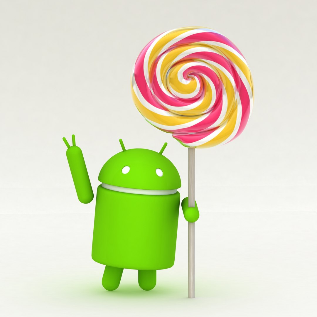 Android Lollipop 3d Model