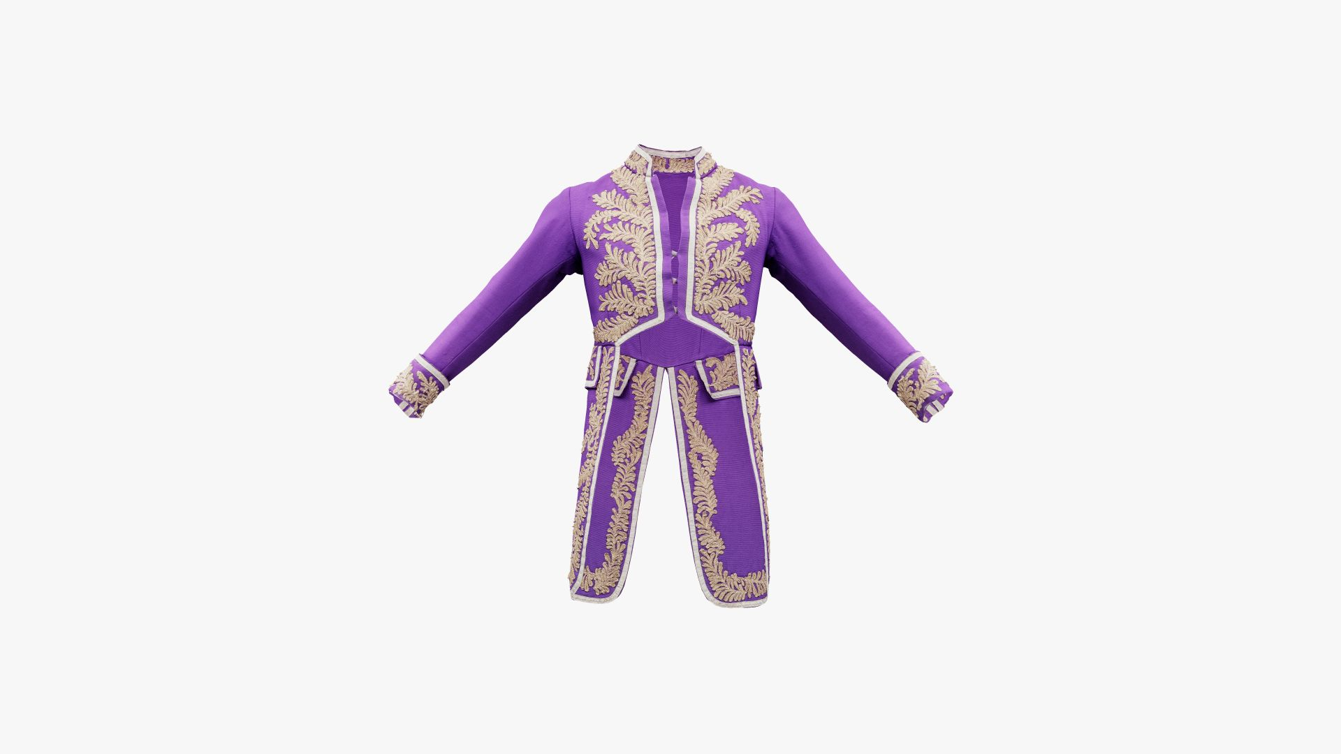 3D Lackey Jacket Alt - TurboSquid 1850689