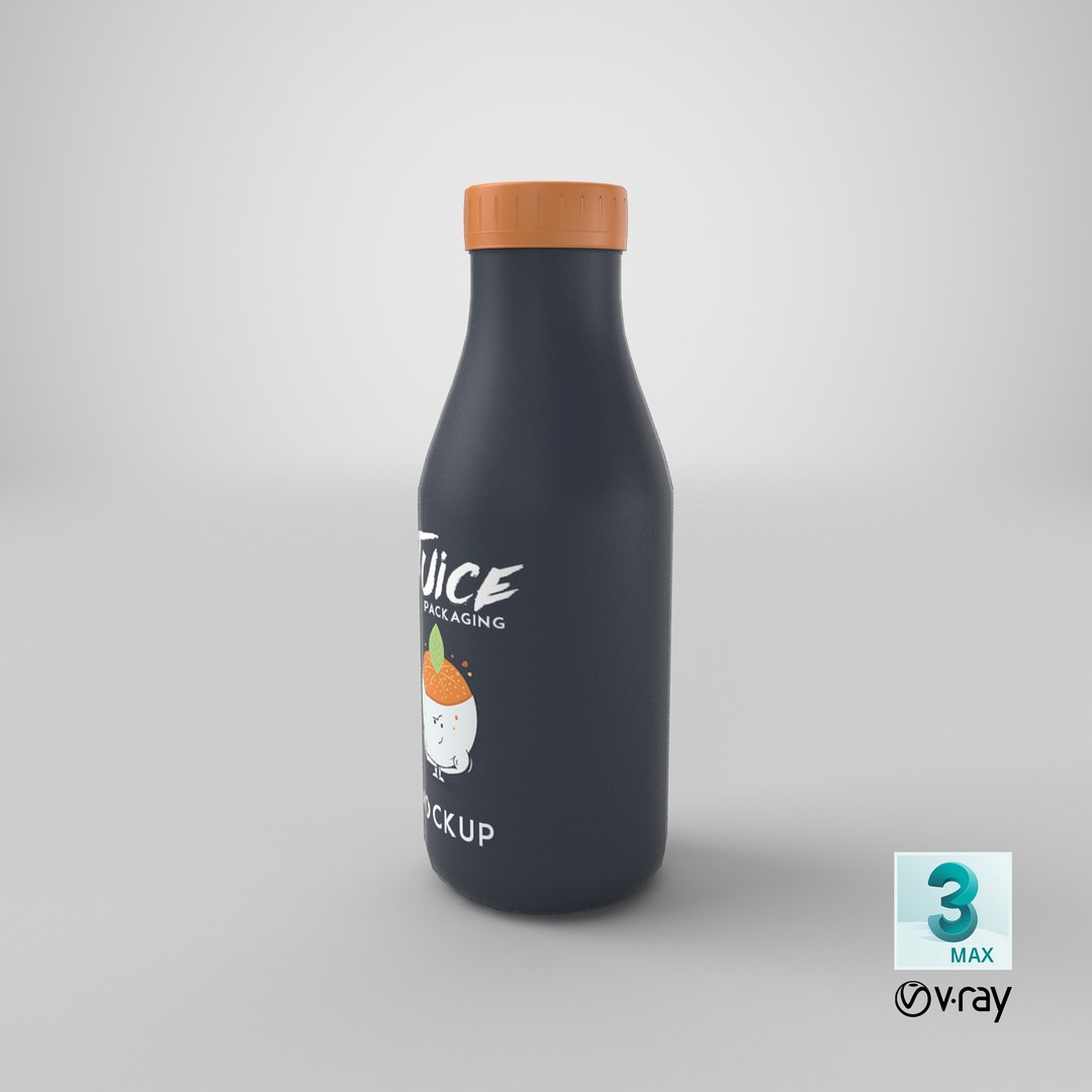 3D model juice bottle - TurboSquid 1450532