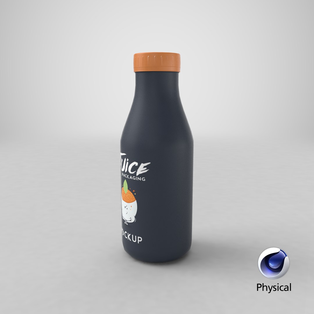 3D model juice bottle - TurboSquid 1450532