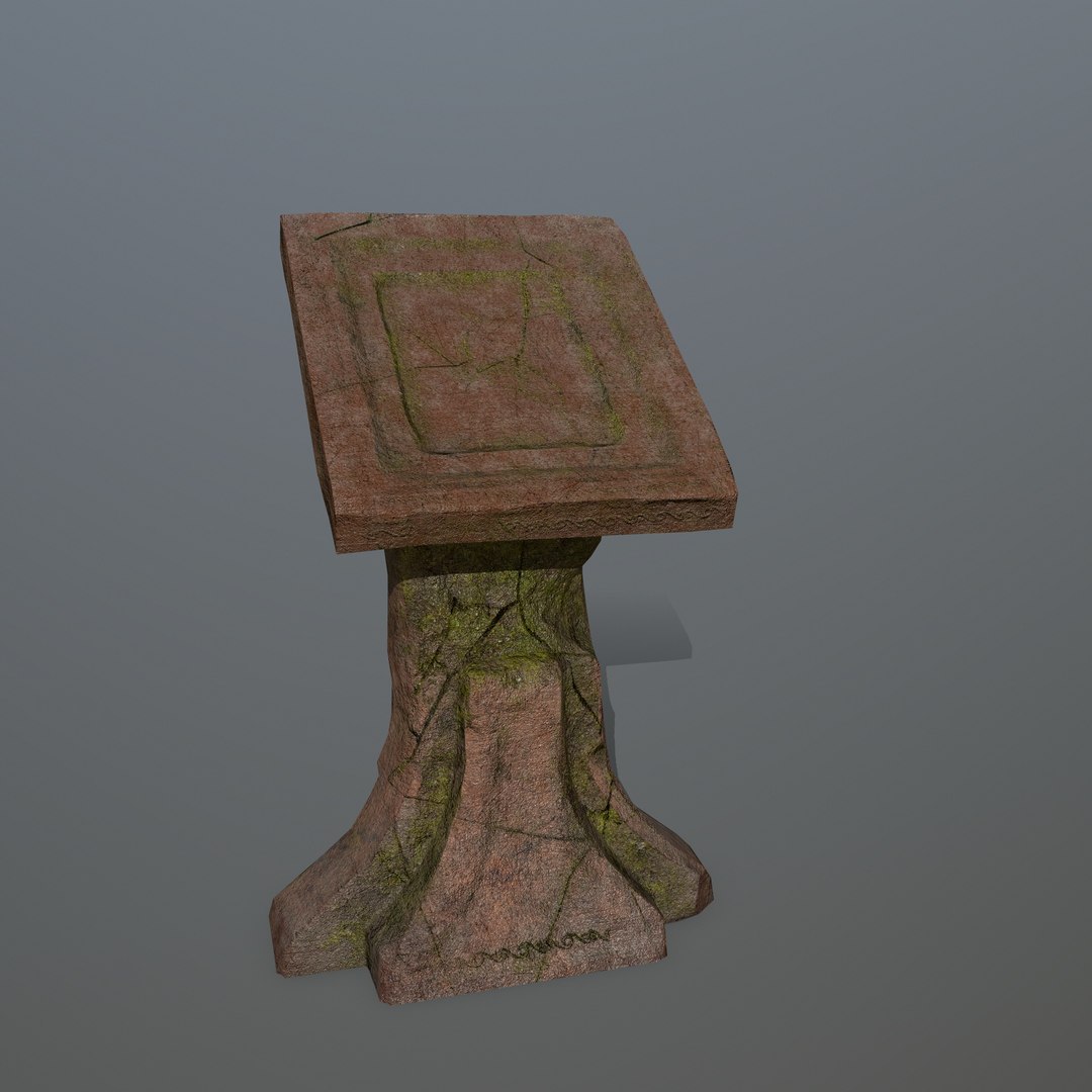 Lectern 3D Model - TurboSquid 1662034