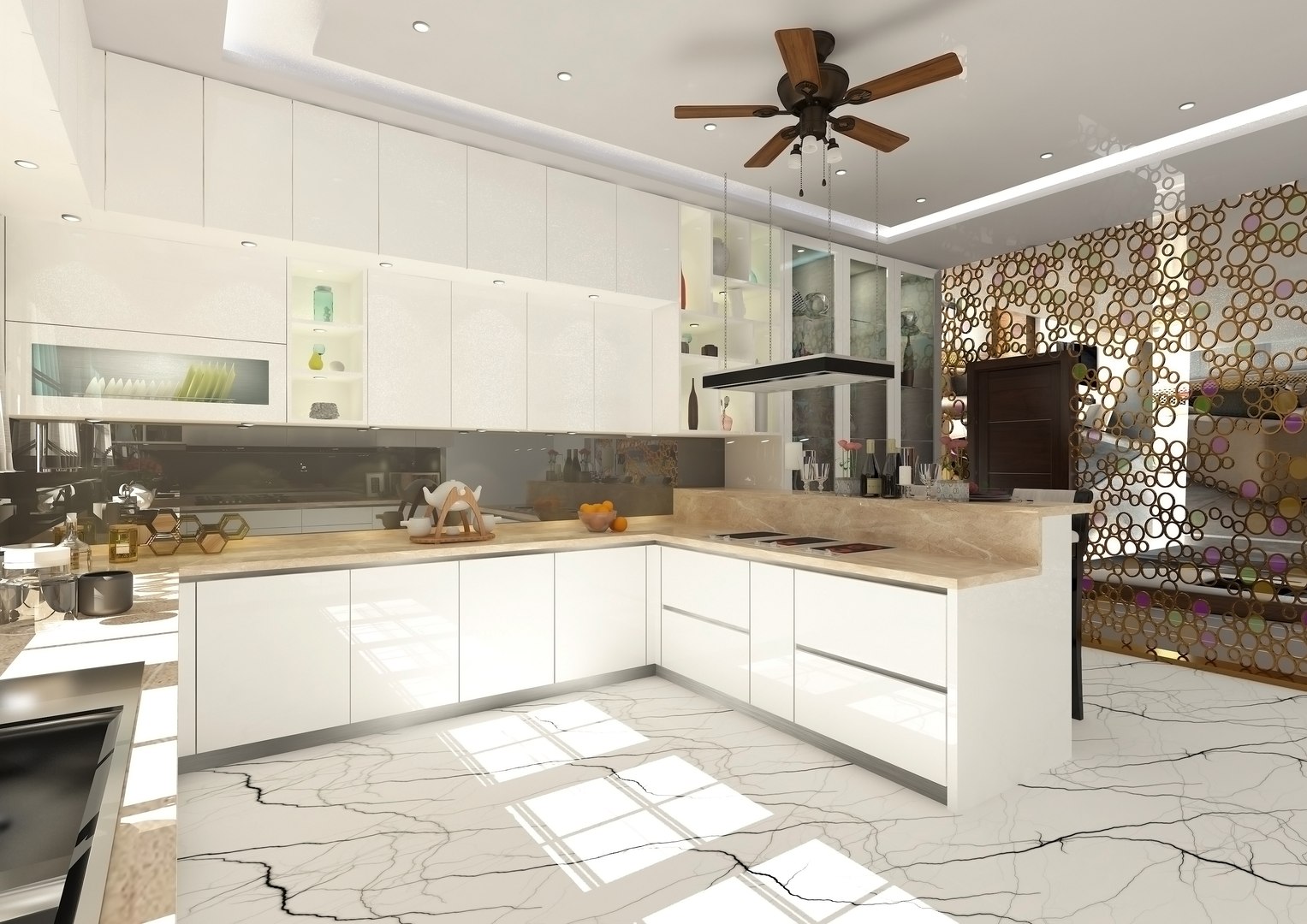 Modular Kitchen 3D Model - TurboSquid 1374041