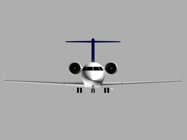 3ds max canadair rj-100 lufthansa
