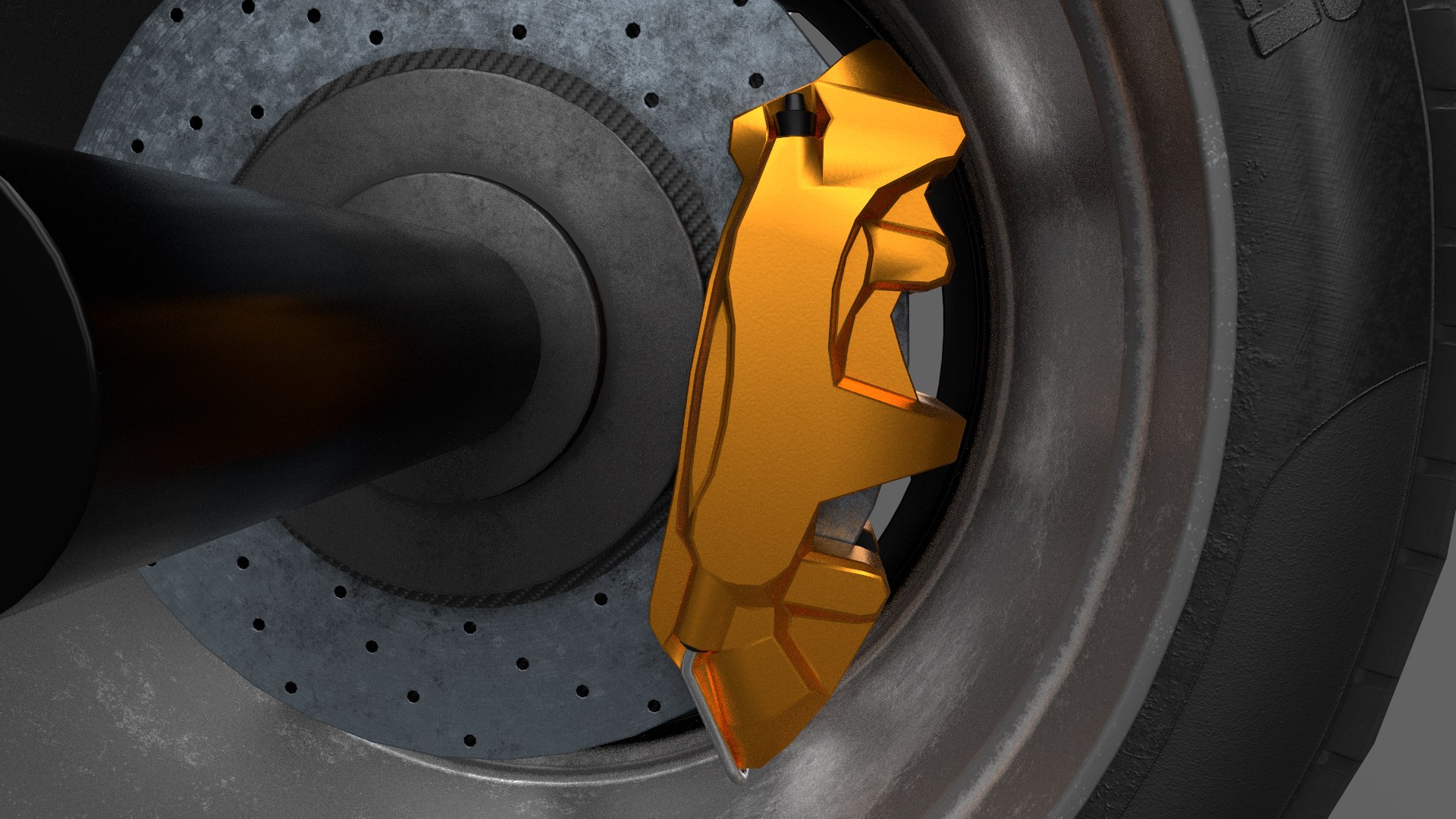 Wheel Caliper 3D Model - TurboSquid 1523961