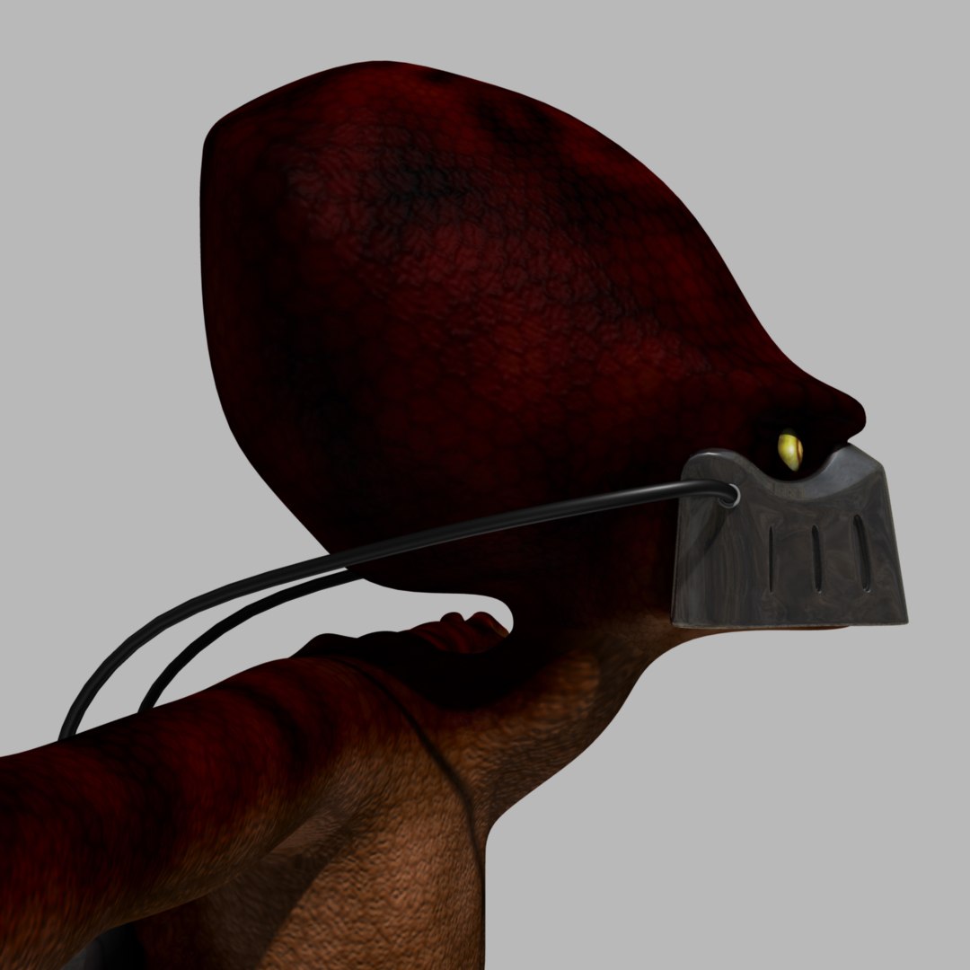 3d Alien Creature Model